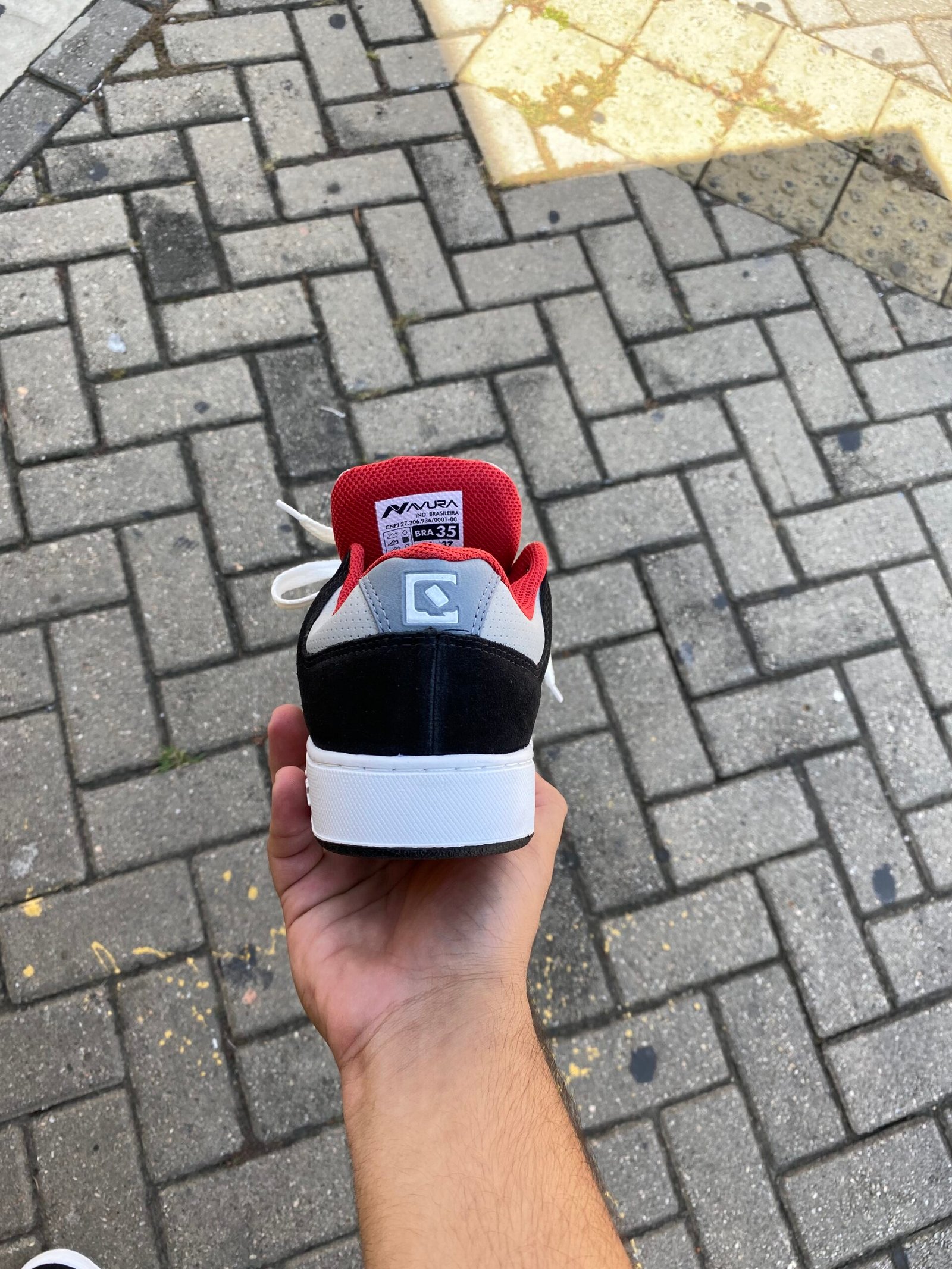 TENIS QIX 90s-PRETO/VERMELHO/BRANCO - LOKO