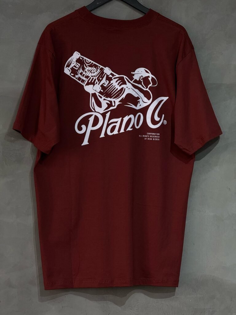 Camiseta Plano C. Skate Attack Barn Red - Loja Loko