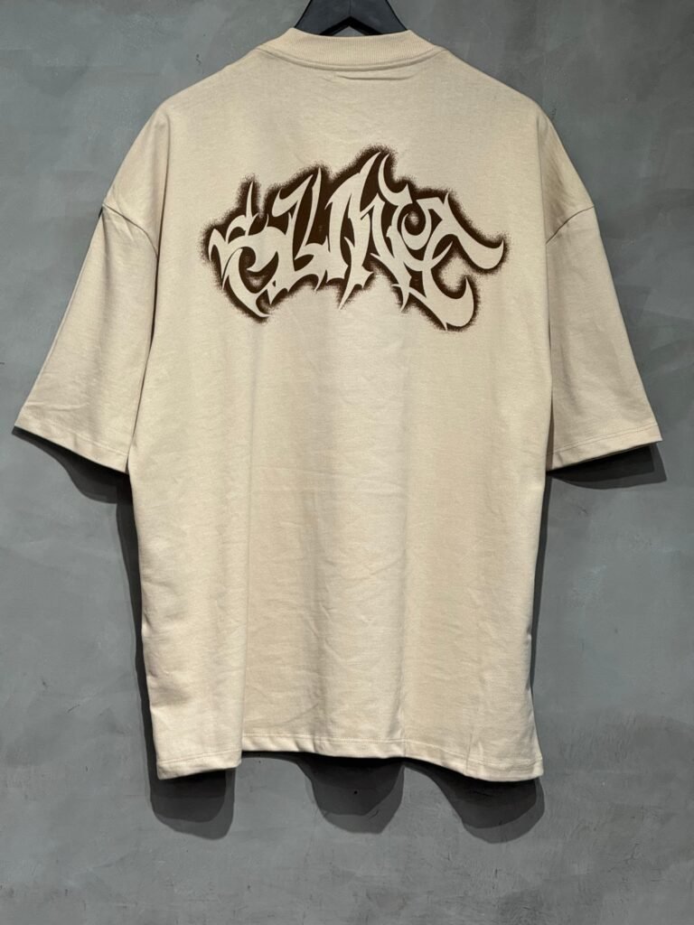 Camiseta Oversized Blunt Neverm Creme - Loja Loko