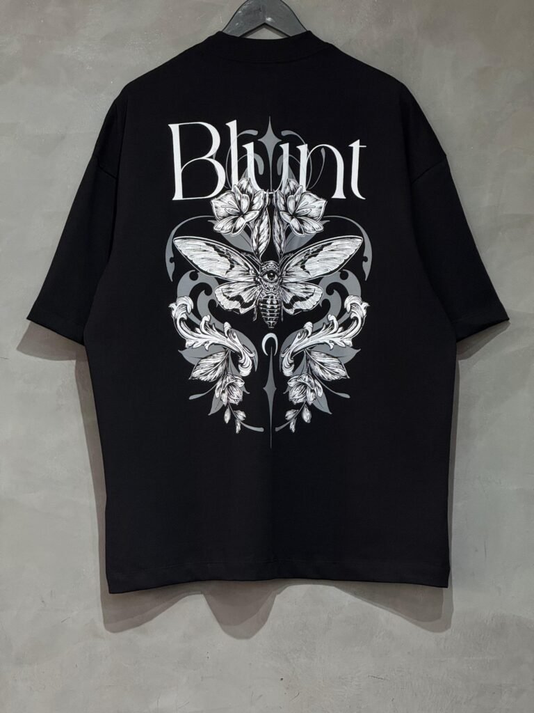 Camiseta Oversized Blunt Nocturna Preto - Loja Loko