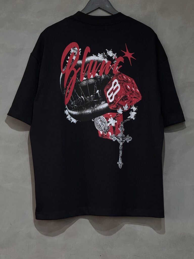 Camiseta Oversized Blunt Vegas Preta | Streetwear Estiloso e ...